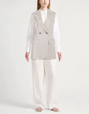 Peserico Sleeveless Double-breasted Blazer