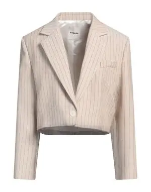 Sandro Viscose Pinstriped Blazer