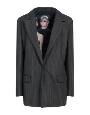CRISTINAEFFE Pinstriped Single-breasted Blazer