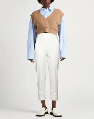 Peserico Tapered Woven Pants - Ivory