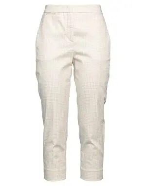 Peserico Tapered Houndstooth Cropped Pants