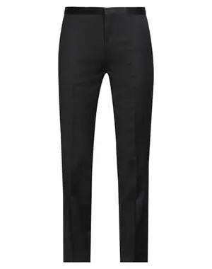 Hugo Tailored Virgin Wool Pants - Black