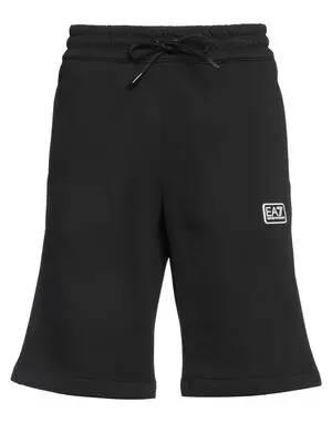 EA7 Athletic French Terry Shorts - Black