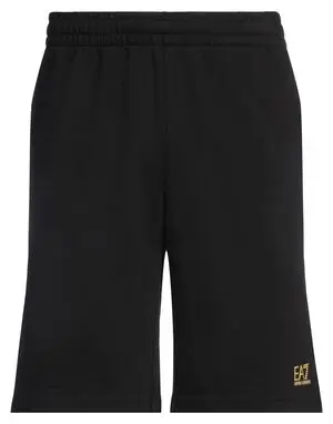 EA7 Athletic French Terry Shorts - Black