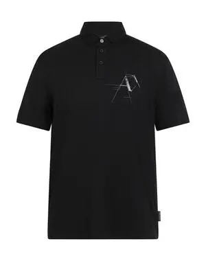 Armani Exchange Polo Shirt Size Cotton - Black