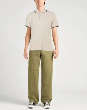 Sandro Polo Shirt Camel Size Cotton, Polyester