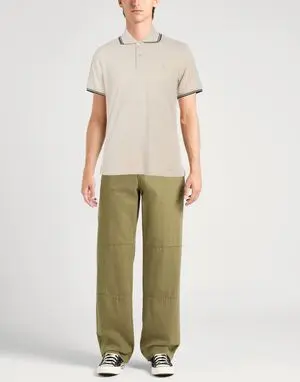 Sandro Polo Shirt Camel Size Cotton, Polyester