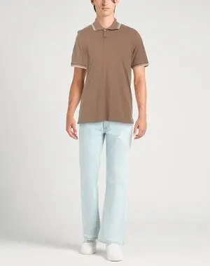 Sandro Polo Shirt Size Cotton, Polyester - Camel