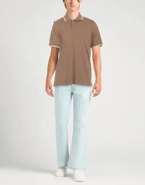 Sandro Polo Shirt Size Cotton, Polyester - Camel