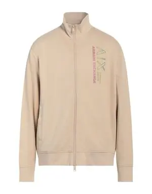 Armani Exchange Cotton-blend Sweatshirt - Beige