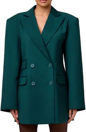 Naked Wardrobe Oversized Blazer Dress