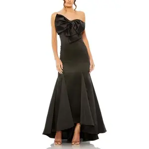 Mac Duggal Strapless Mermaid Gown - Black