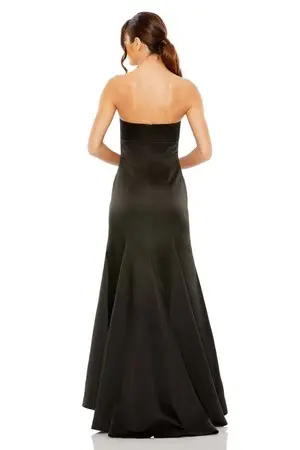 Mac Duggal Strapless Mermaid Gown - Black