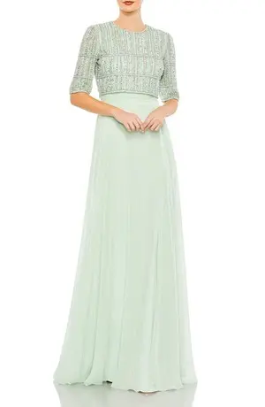 Mac Duggal Gown - Sage