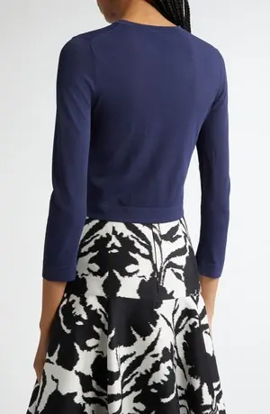 Michael Kors Cropped Cardigan - Maritime
