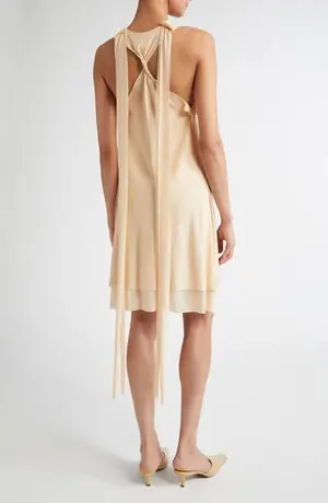 SETCHU Tiered Sheer Tank Minidress