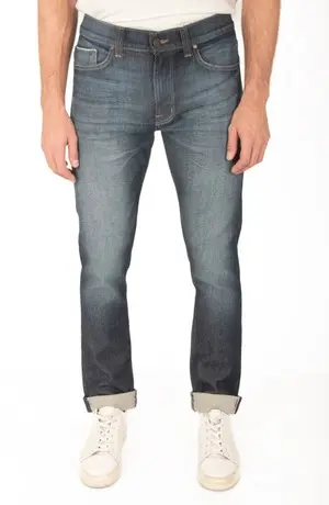 Fidelity Denim Raw Edge Hem Jeans For Men