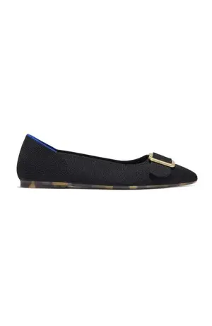 Rothy's The Emblem Point Ii Flat - Black