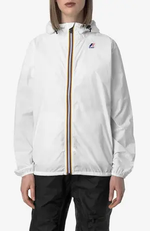 K-WAY Le Vrai 4.0 Claude Water Repellent Jacket - White