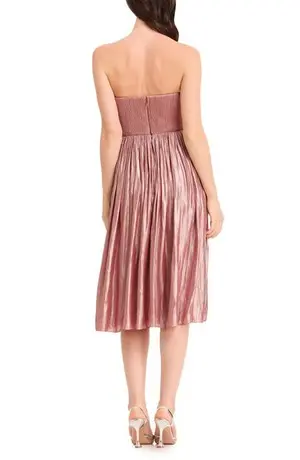 Dress The Population Tovah Strapless Fit & Flare Dress