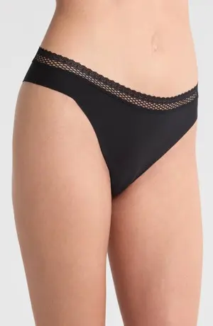 Chantelle Cozy Chic Thong - Black