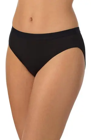 ON GOSSAMER Cabana Rib Bikini Black