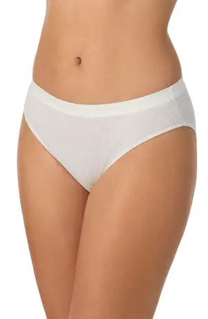 ON GOSSAMER Cabana Rib Bikini - White