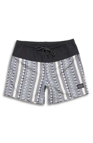 MAUI & SONS Dobby Fin Striped Shorts