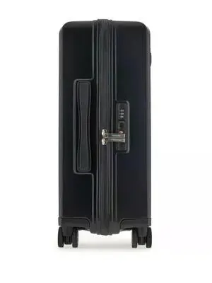 FERRAGAMO Gancini Monogram Trolley Suitcase - Grey