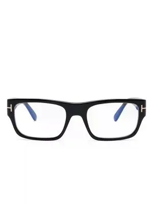 TOM FORD Rectangular-frame Glasses - Black