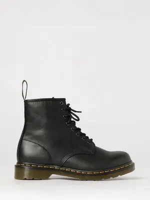 Dr. Martens Nappa Leather Lace-up Combat Boots - Black
