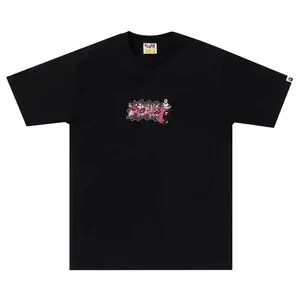A BATHING APE Abc Camo Spray Can Tee - Black