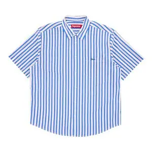 Supreme Loose Fit Multi Stripe Short-sleeve Shirt - Blue