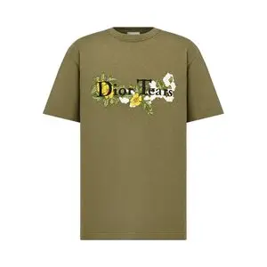 Dior X Denim Tears T-shirt 'khaki - Green