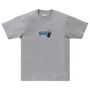 A BATHING APE Abc Camo Spray Can Tee - Grey