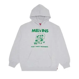 Supreme X Melvins Hooded Sweatshirt - Grey