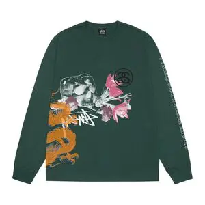StÜssy Strike Long-sleeve Tee 'forest - Green