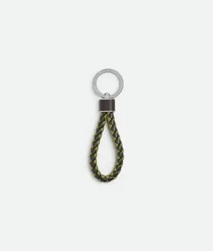 Bottega Veneta Bottega Veneta Intreccio Key Ring Fondant/matcha