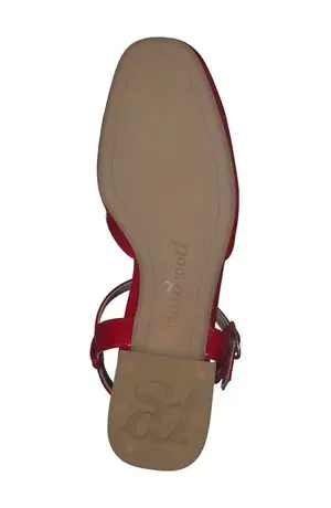 Paul Green Bianca Ankle Strap Pump - Lipstick Soft Patent