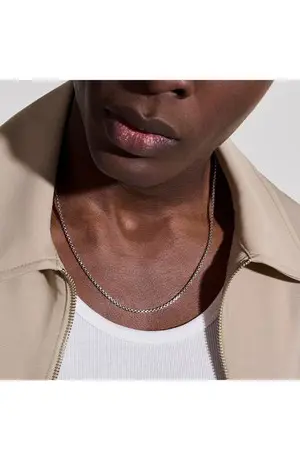 John Hardy Box Chain Necklace - Silver
