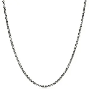 John Hardy Box Chain Necklace - Sterling Silver