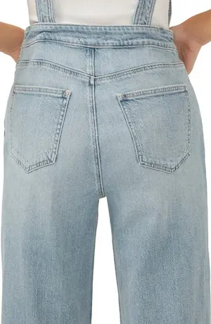 SILVER JEANS CO. Wide Leg Denim Overalls