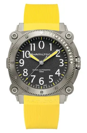 Hamilton Khaki Navy Belowzero Automatic Strap Watch - Grey