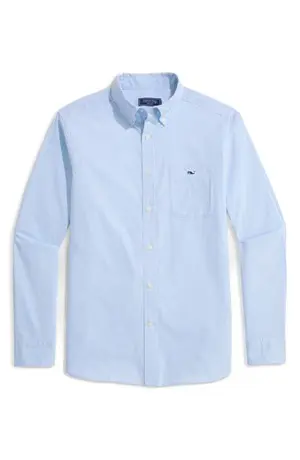 Vineyard Vines Anegada Gingham Button-down Shirt - Jake Blue