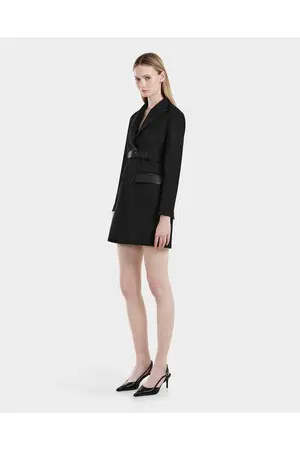 Rudsak Cropped Blazer With Belt - Black