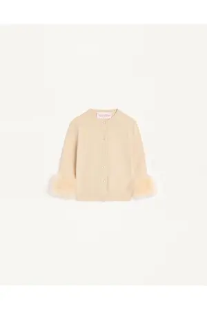 Valentino Garavani Cardigan With Feathers