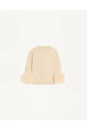 Valentino Garavani Cardigan With Feathers