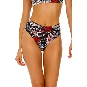Agua Bendita Penelope Thorn Reversible High Waist Bikini Bottom