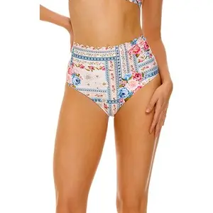 Agua Bendita Alicia Meraki Bikini Bottom - Pink Multicolor