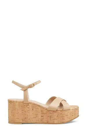 STUART WEITZMAN Dayna Platform Wedge Sandals